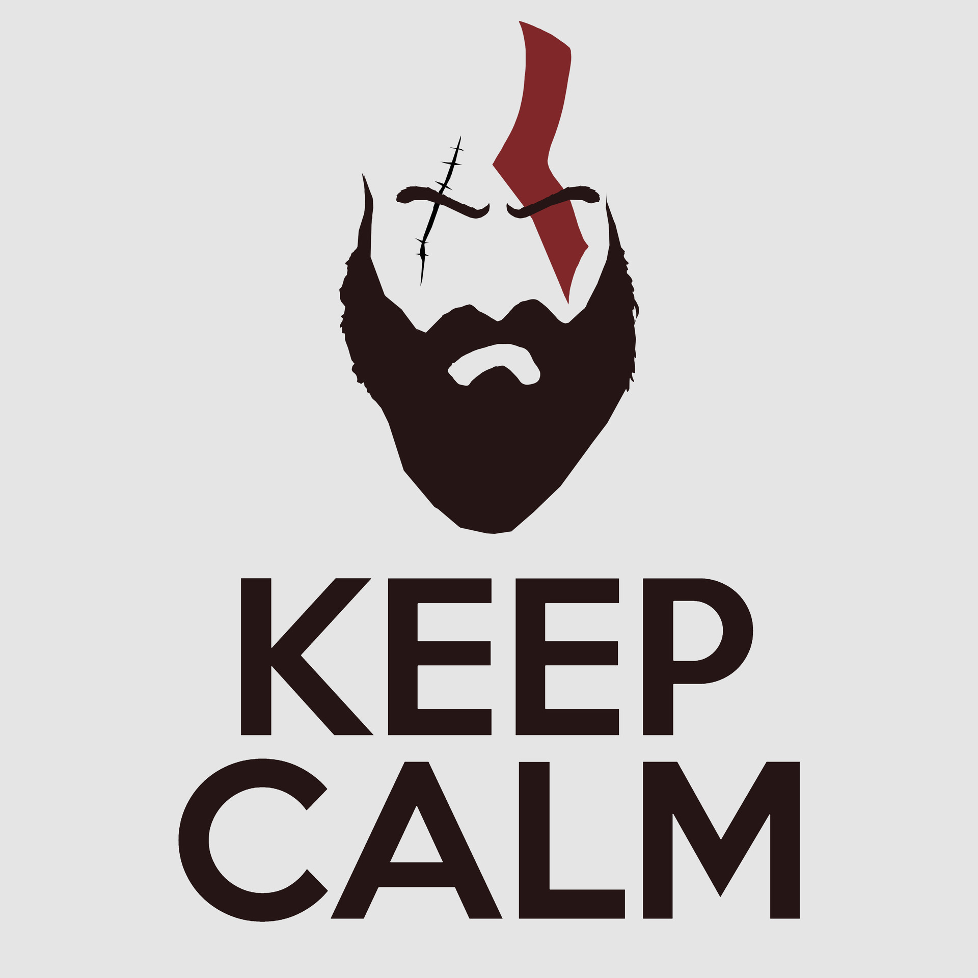 ArtStation - Keep Calm Kratos