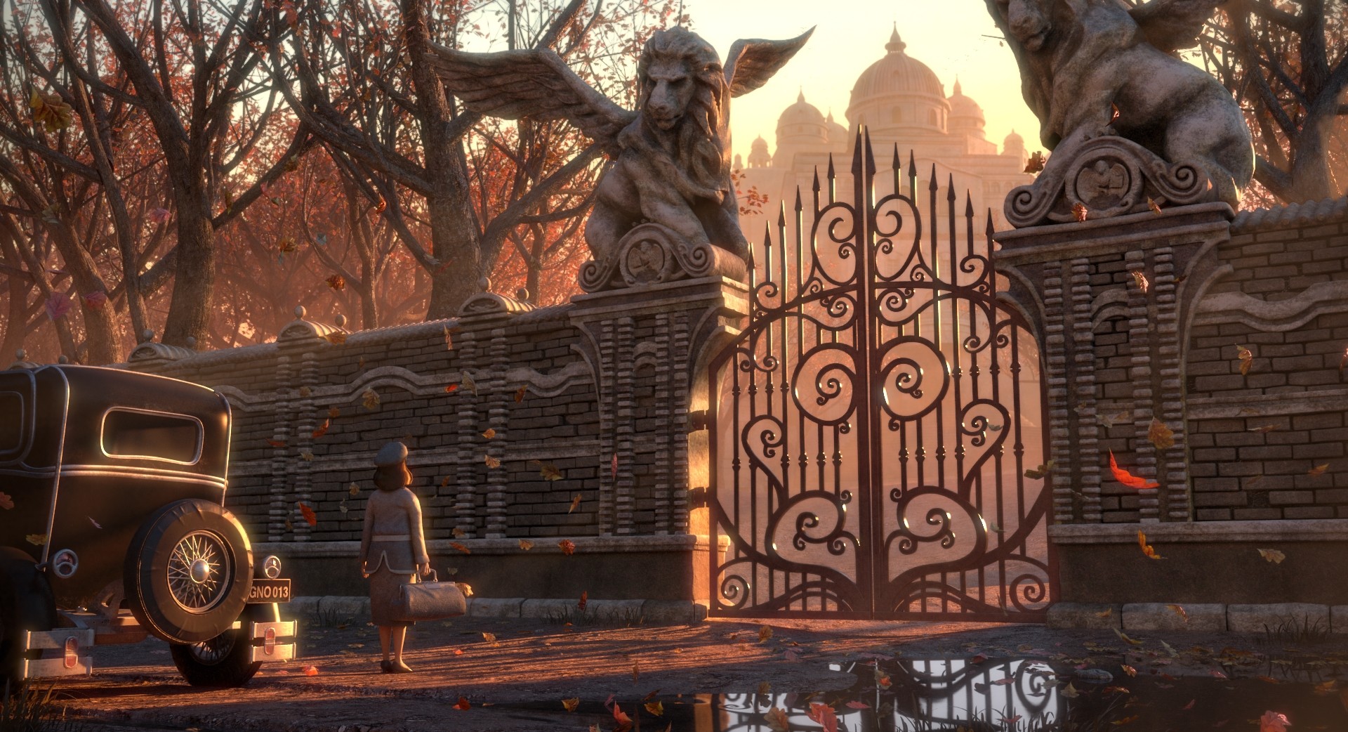 ArtStation - Entrance To The Manor