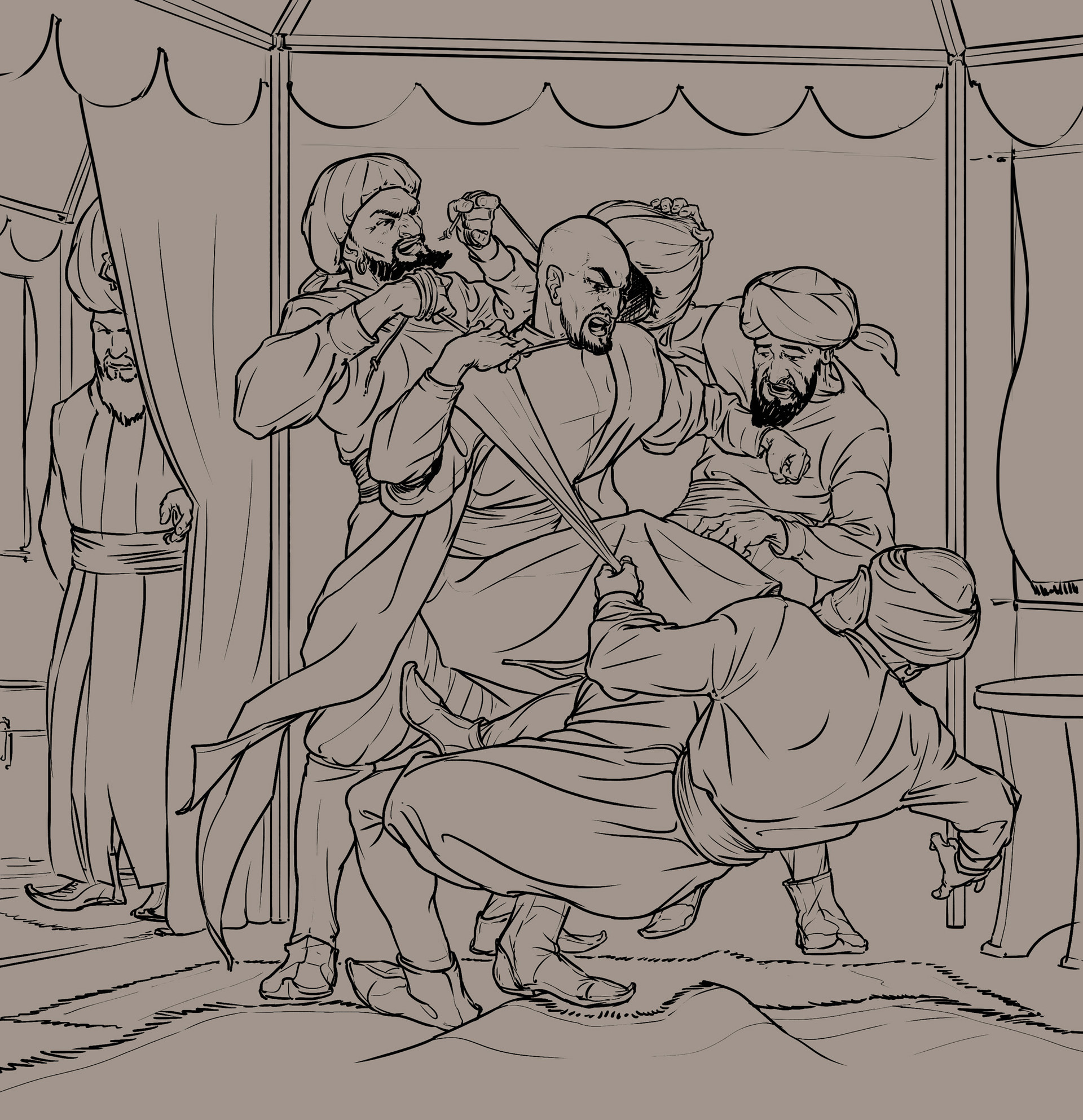 king david dancing coloring pages