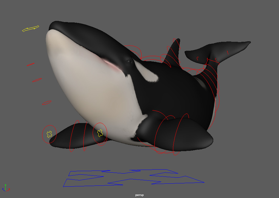 Jamie Carr - Female Orca (Rigged)
