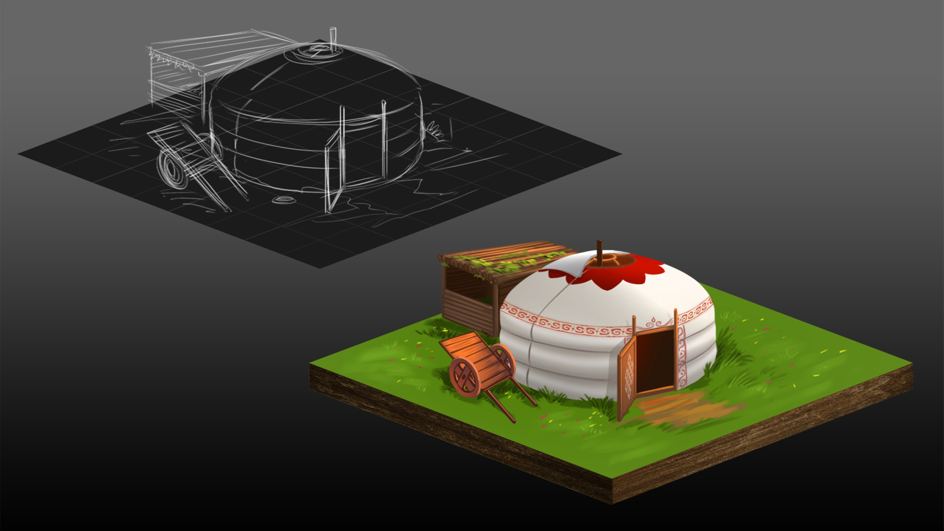 ArtStation - mongol ger