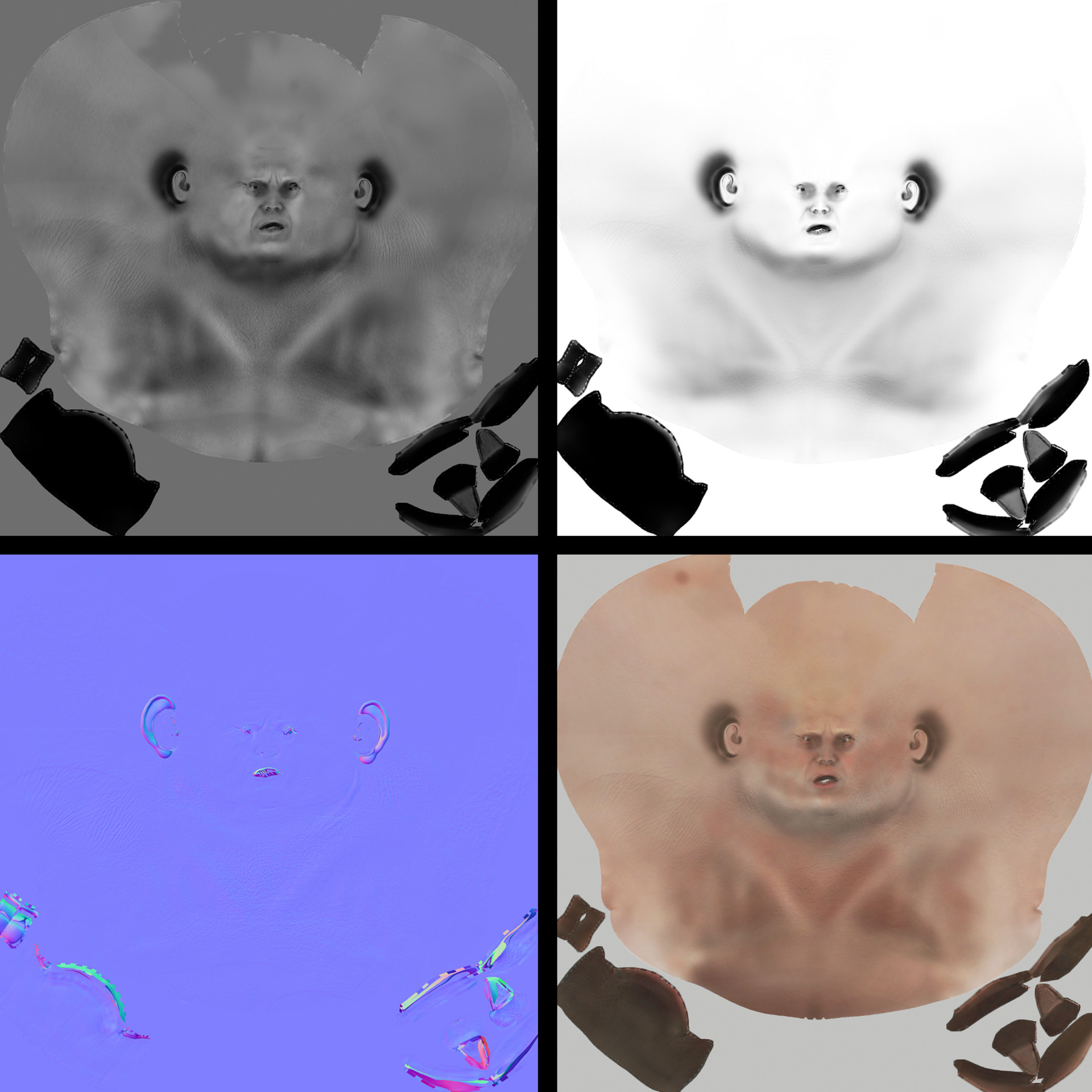 Hector Figueroa - Facial Rig with interactive controls