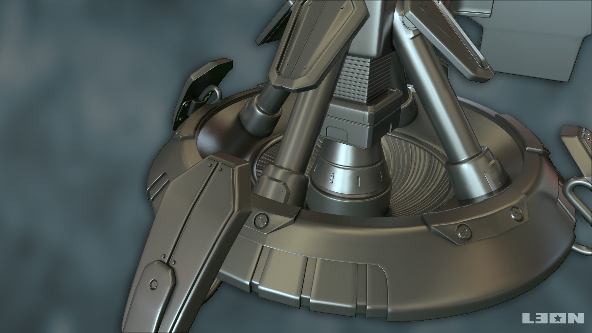 Leon Harmon - Starcraft Turret Fan Art