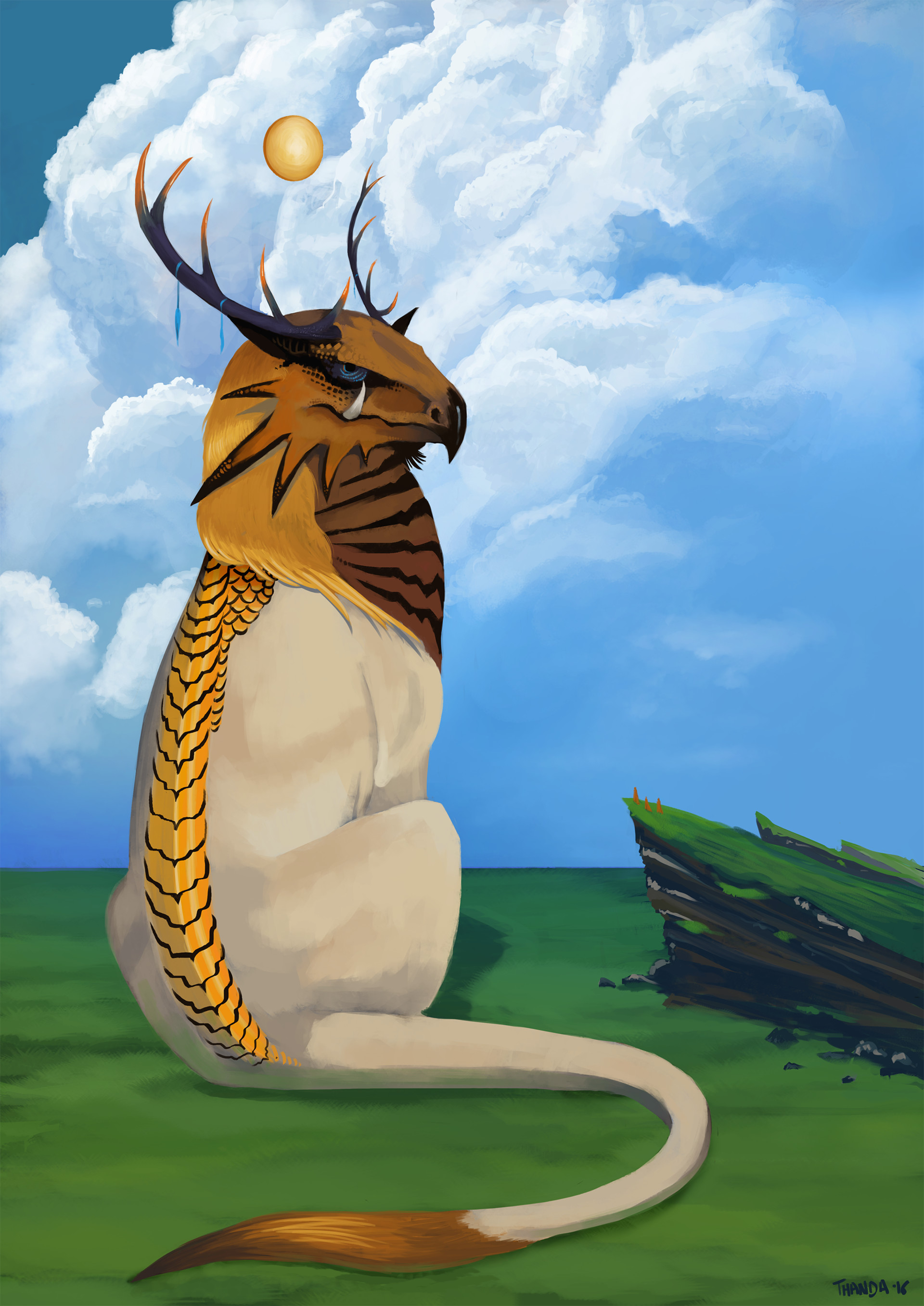 ArtStation - Gi, Justice's Dragon