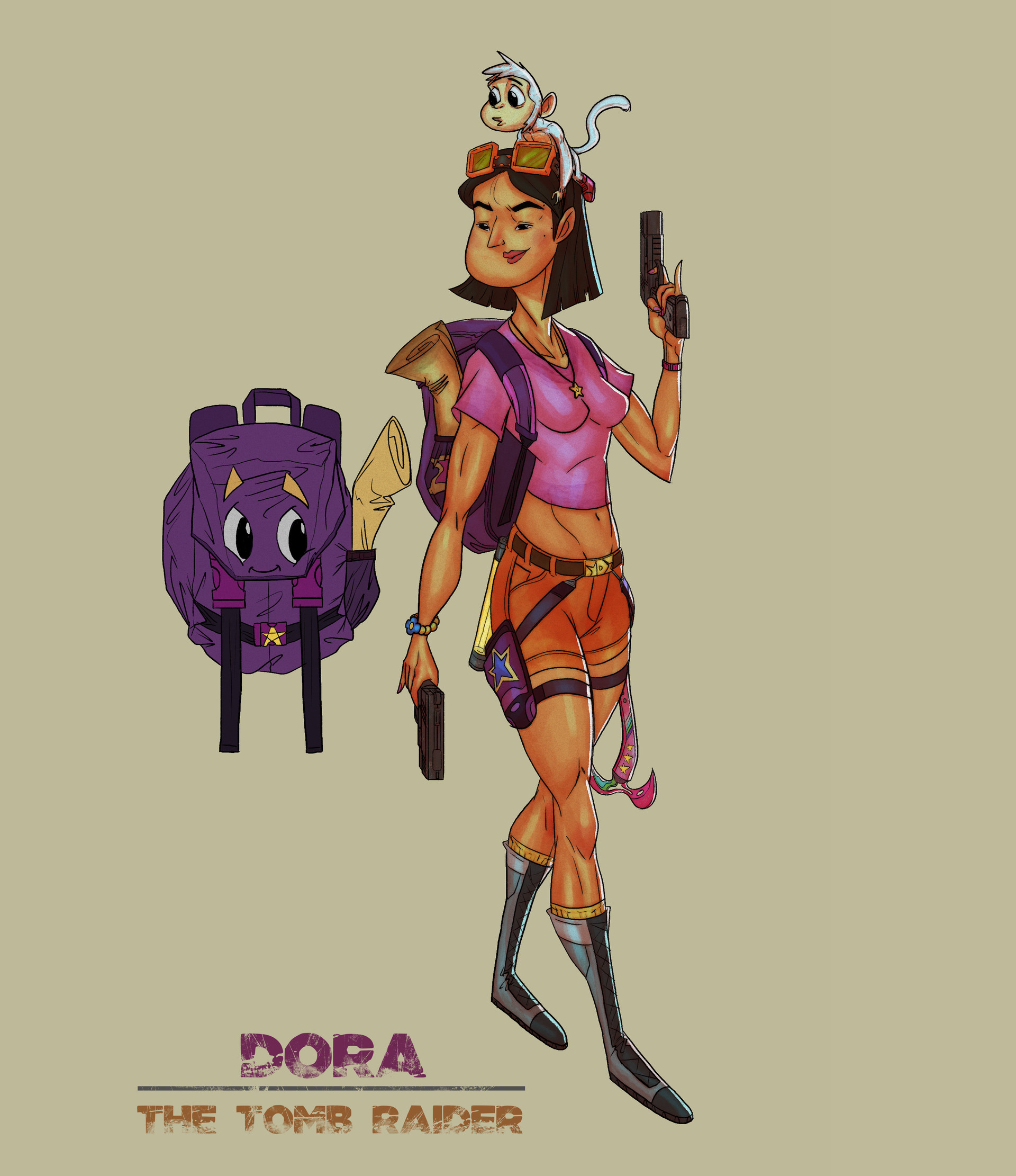 ArtStation - Dora The Tomb Raider