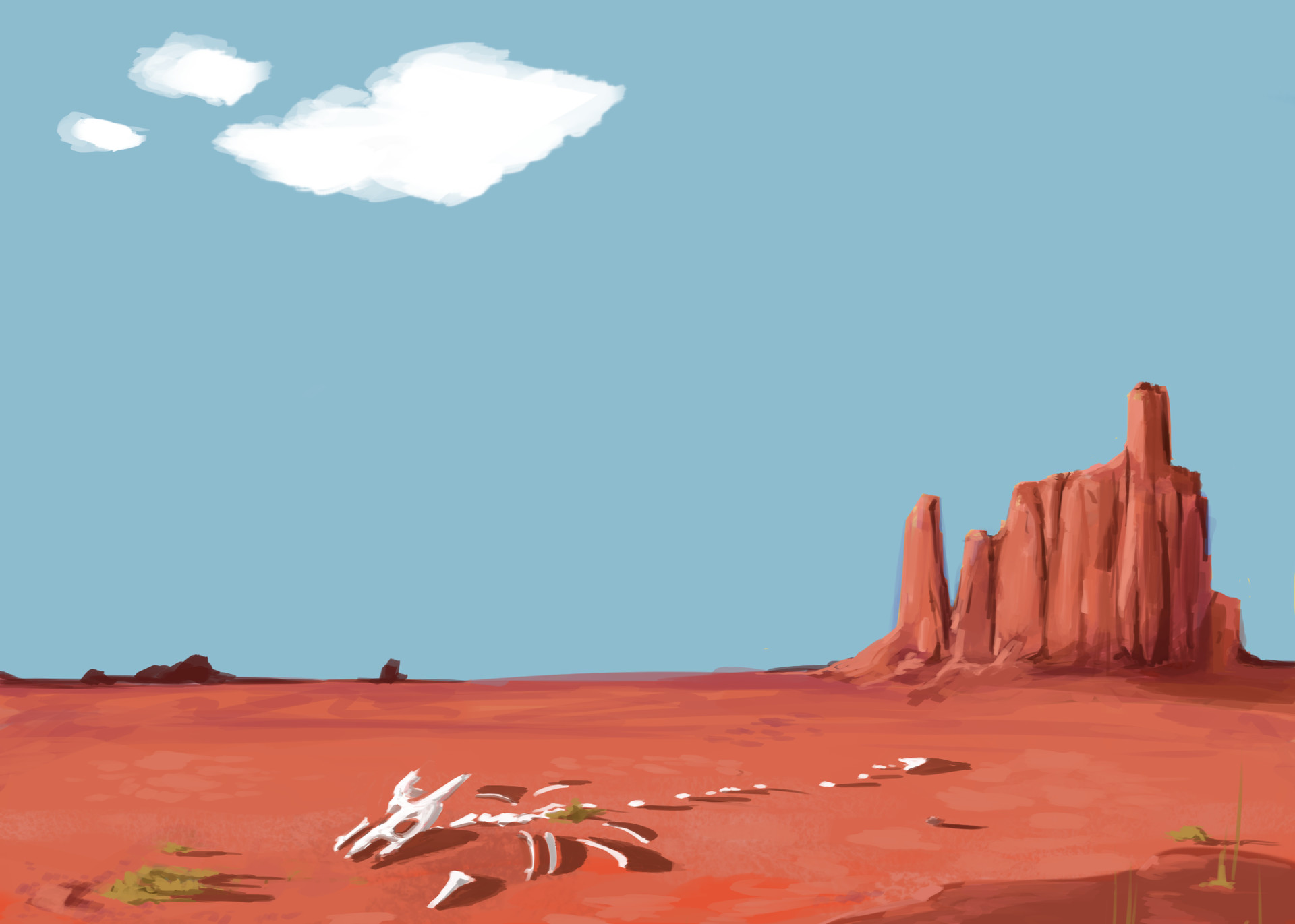 ArtStation - Desert Bones