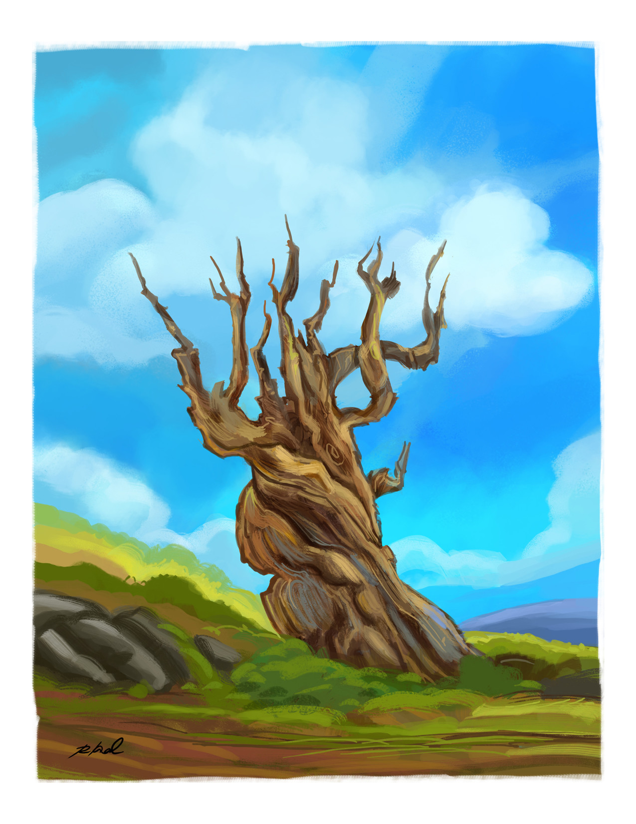 ArtStation - Lone Tree