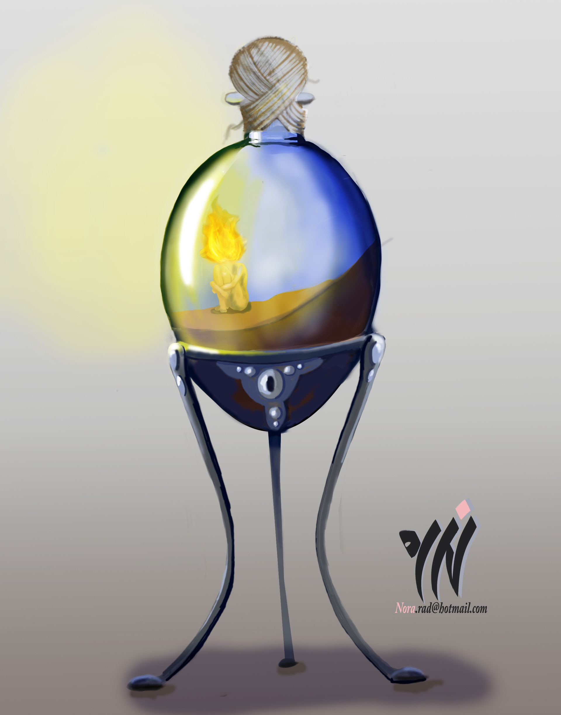 ArtStation - Genie in a bottle