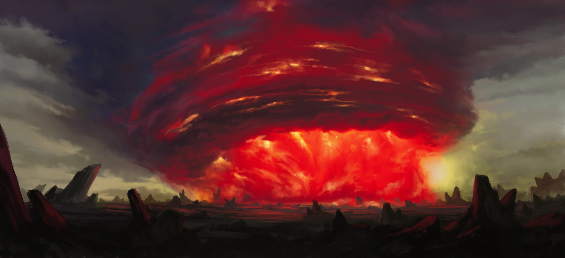 ArtStation - The Great Firestorm of Ishbal