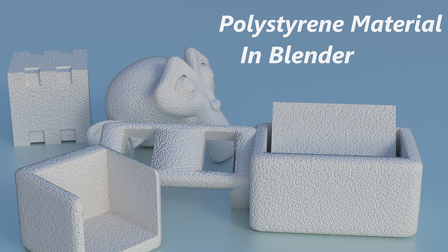 ArtStation - Polystyrene Material in Blender