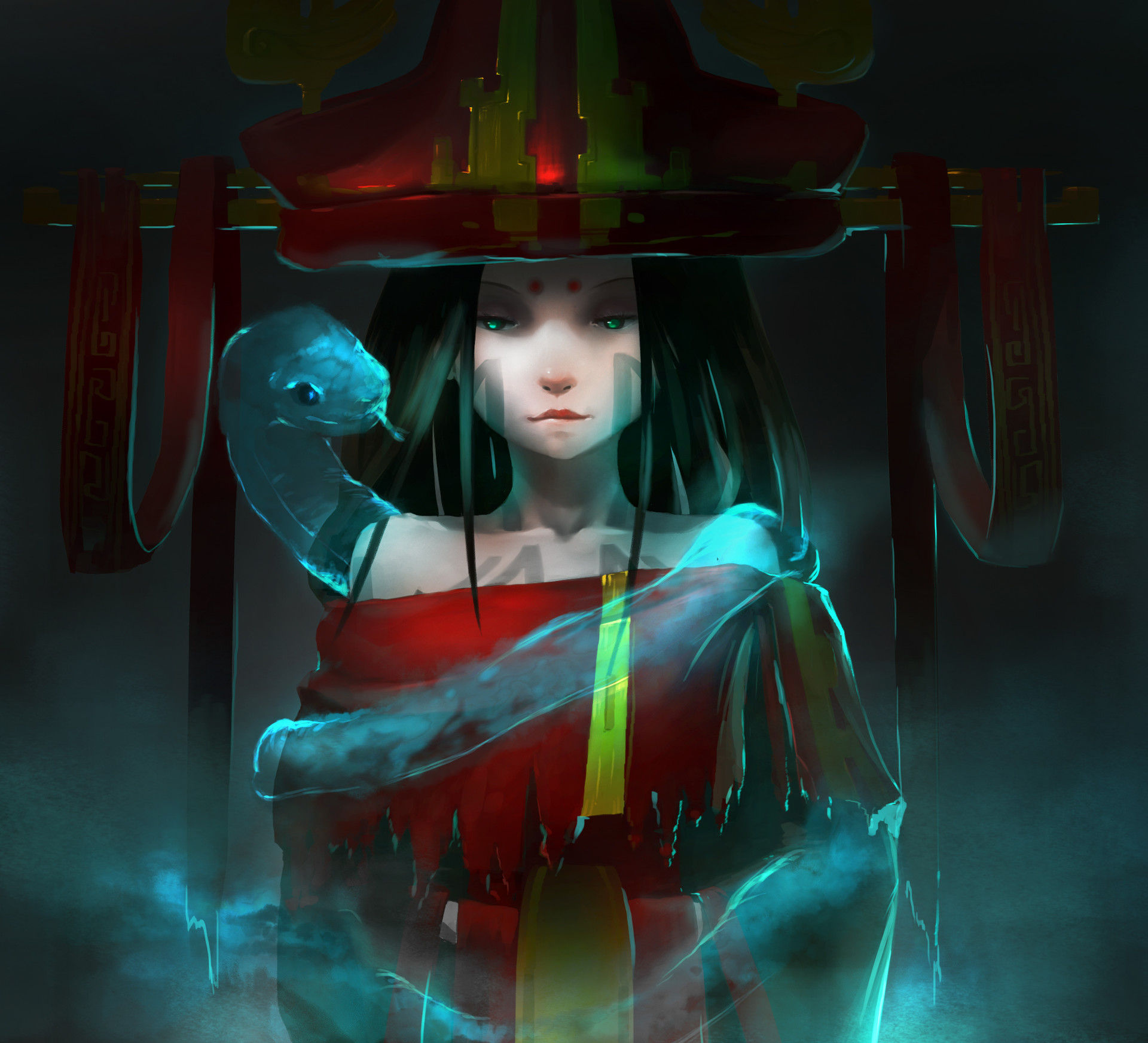 ArtStation - Sprite snake girl.