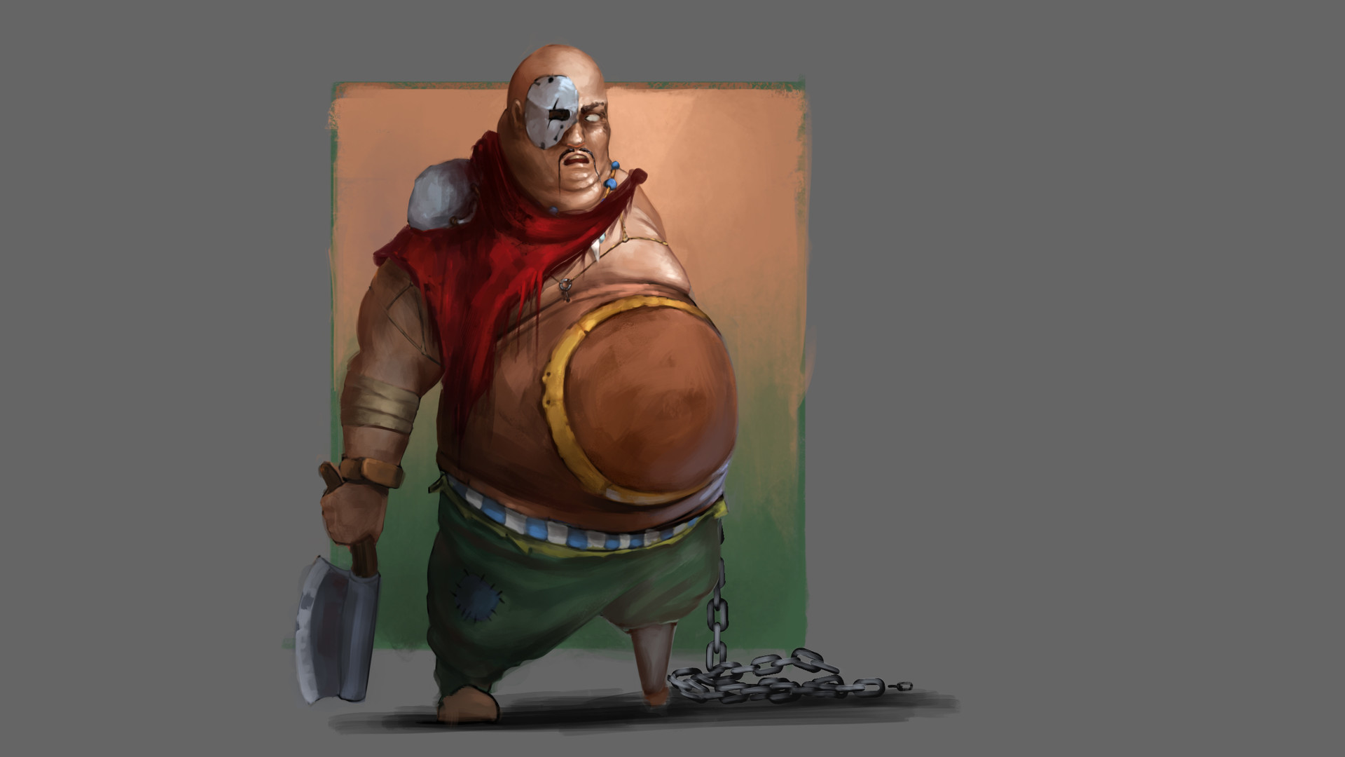 ArtStation - "Fatman" Concept art MOBAGame