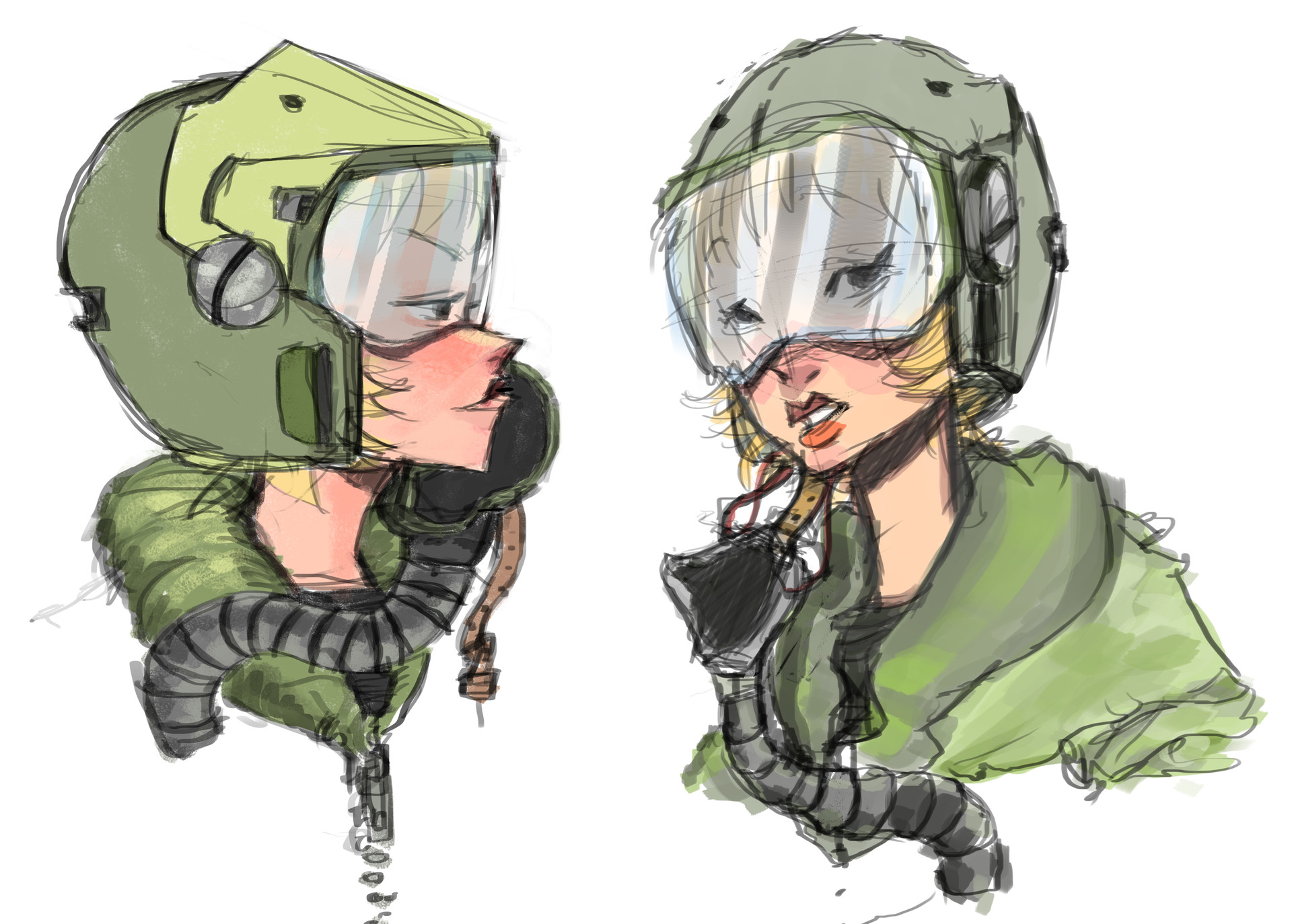 ArtStation - Fighter Pilot