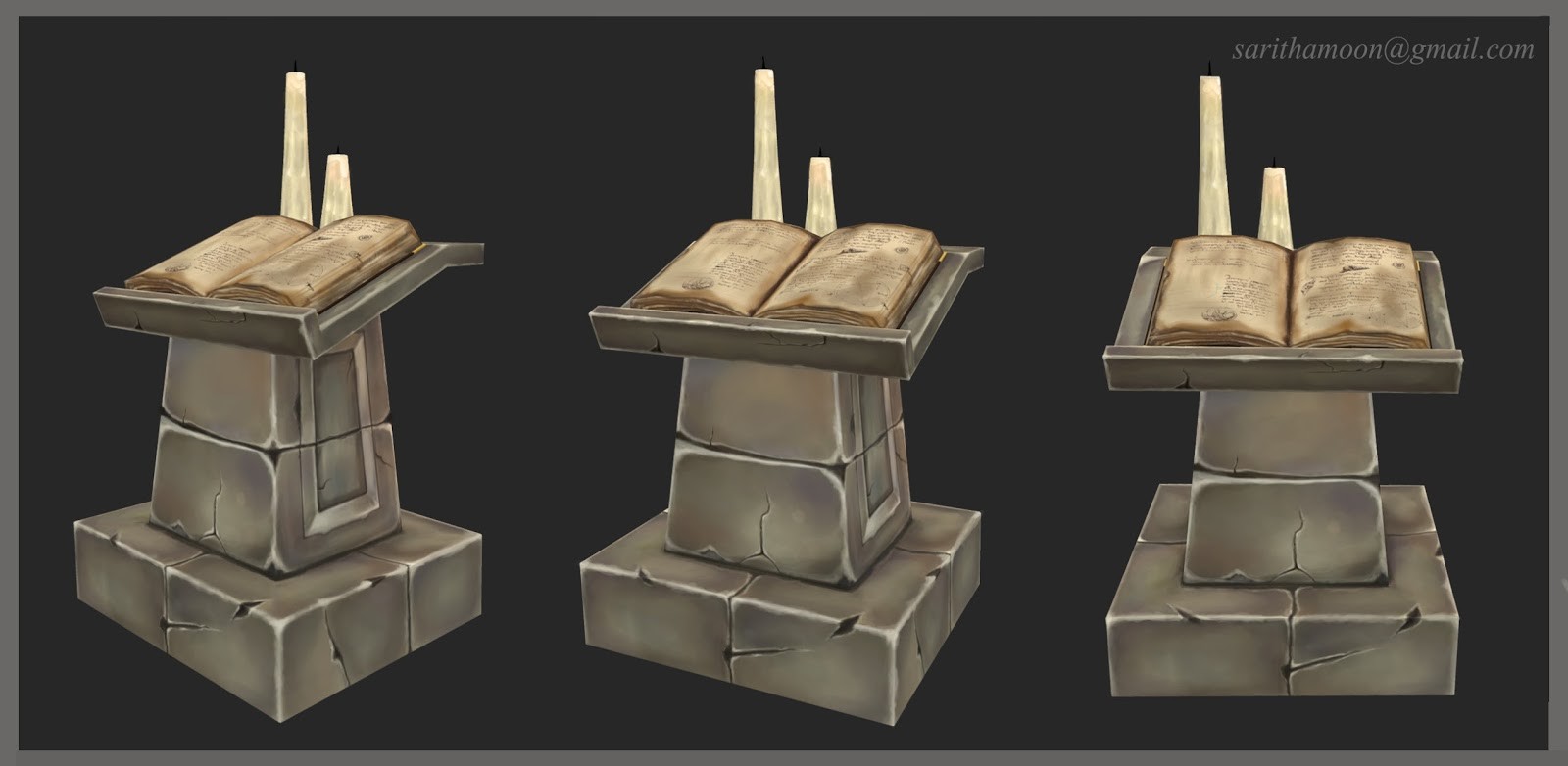 ArtStation - Book_Holder - Stylized