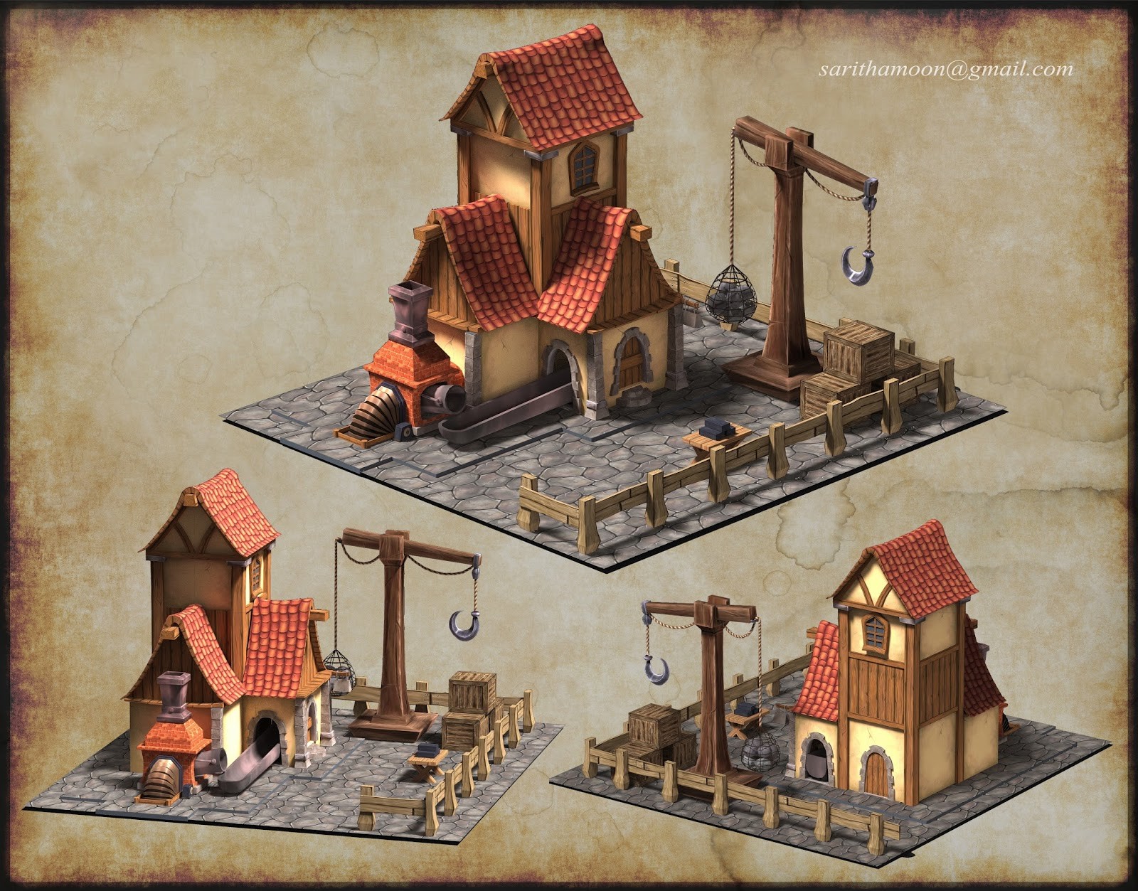 ArtStation - Cartoon_House - Stylized