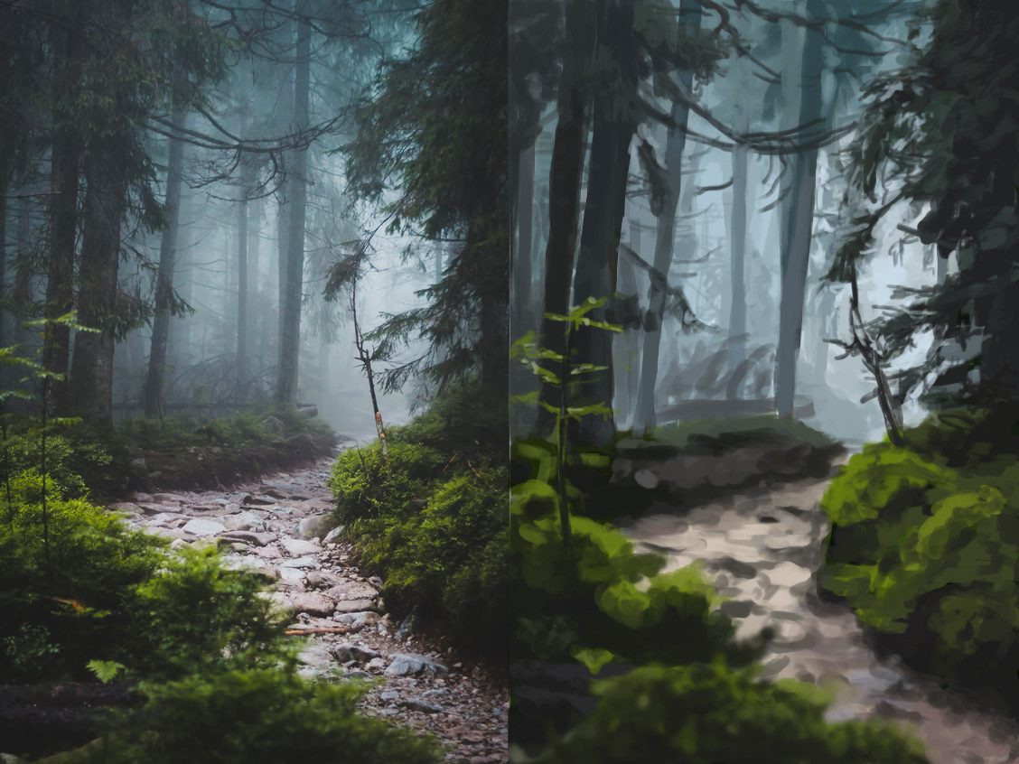 ArtStation - Forest Studies