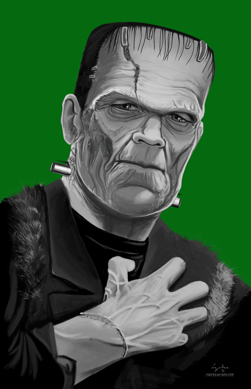 ArtStation - Frankenstein Classic Monster Movie