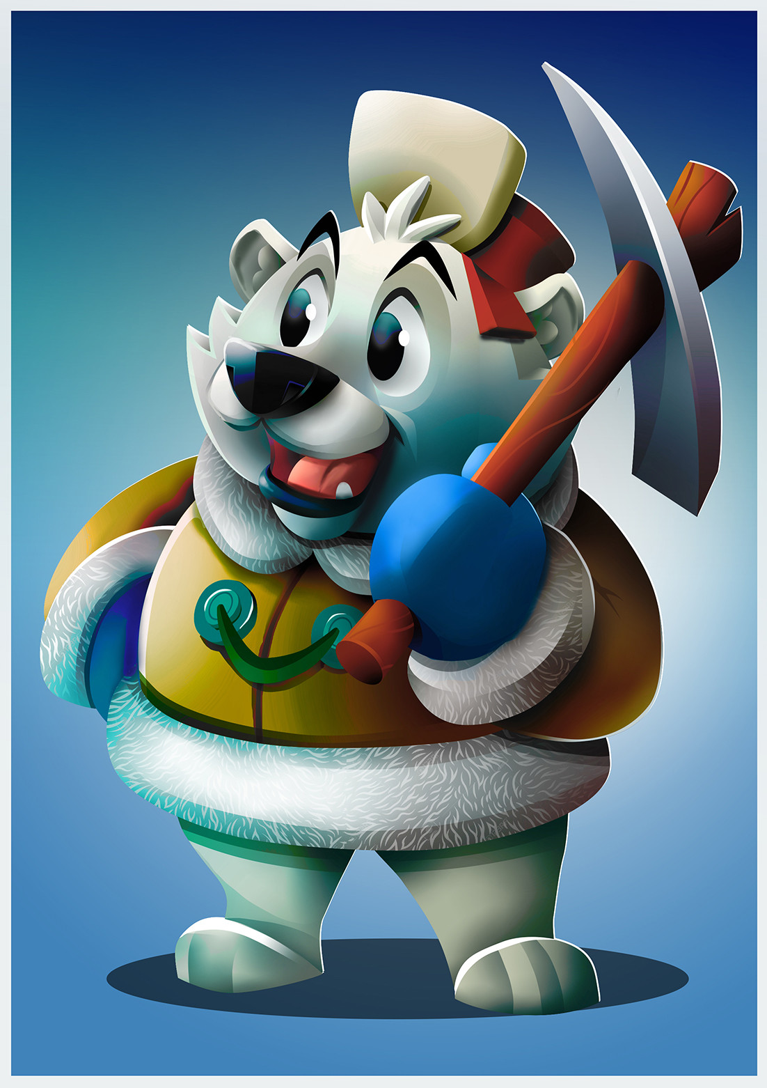 ArtStation - Polar Bear Character Process