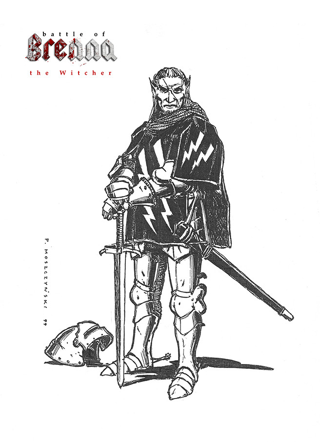 ArtStation - Nilfgaard knights from Sapkowski novel