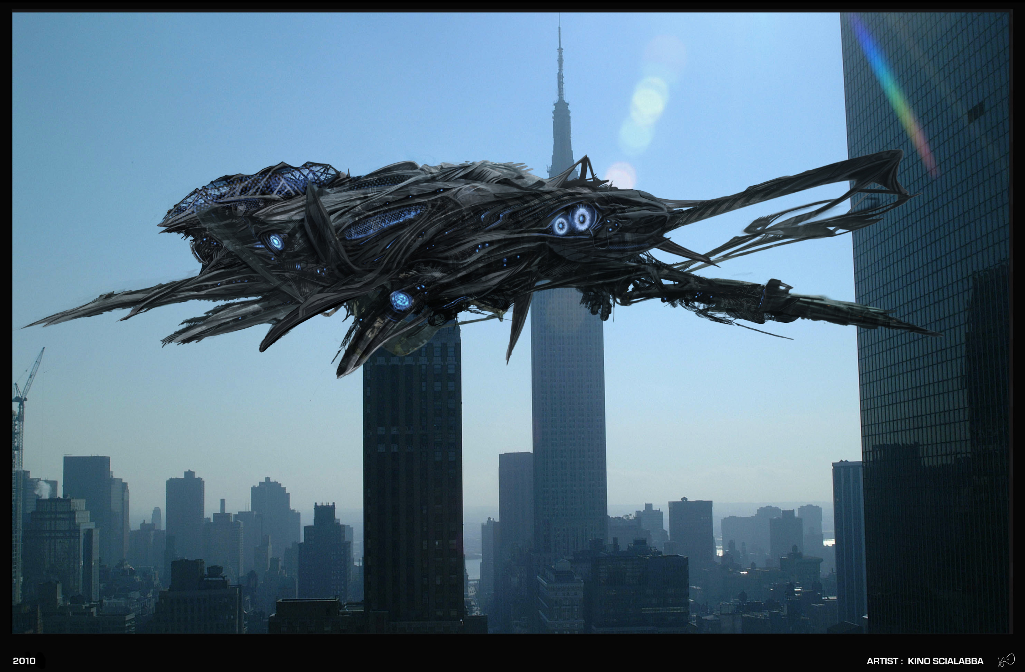 Skyline Aliens Concept