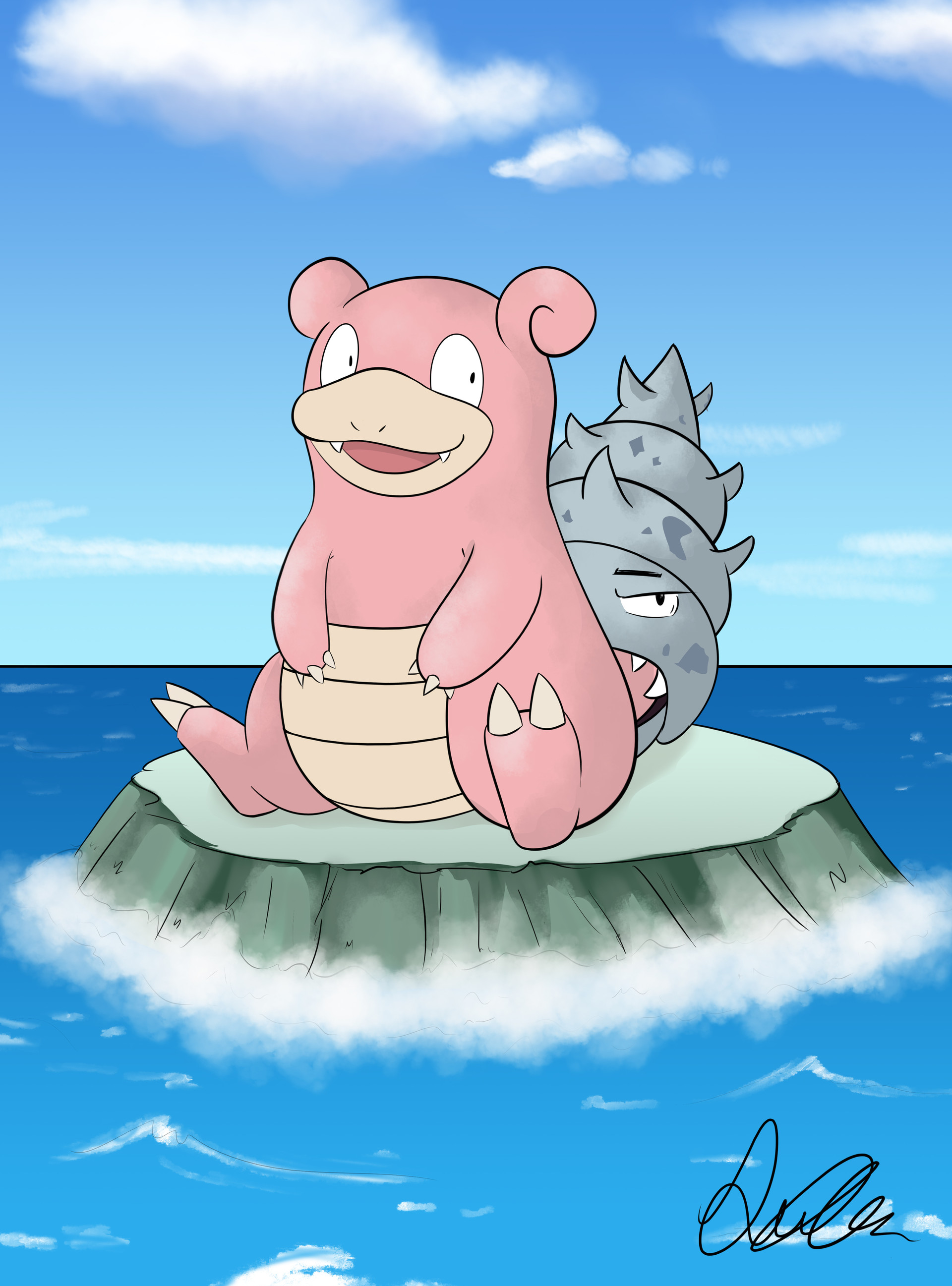 ArtStation - Pokemon - Slowbro