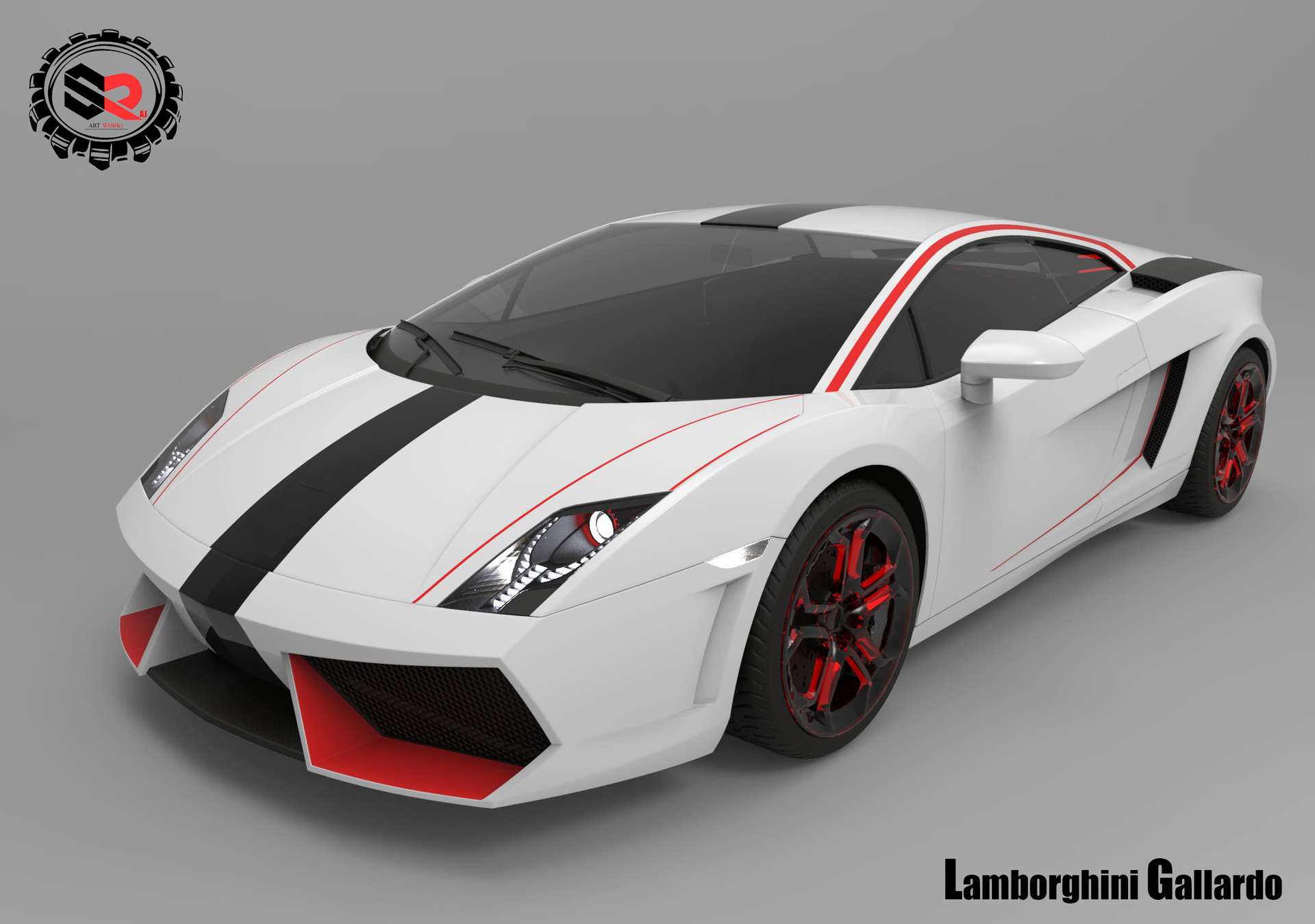 ArtStation - Lamborghini Gallardo 3d model