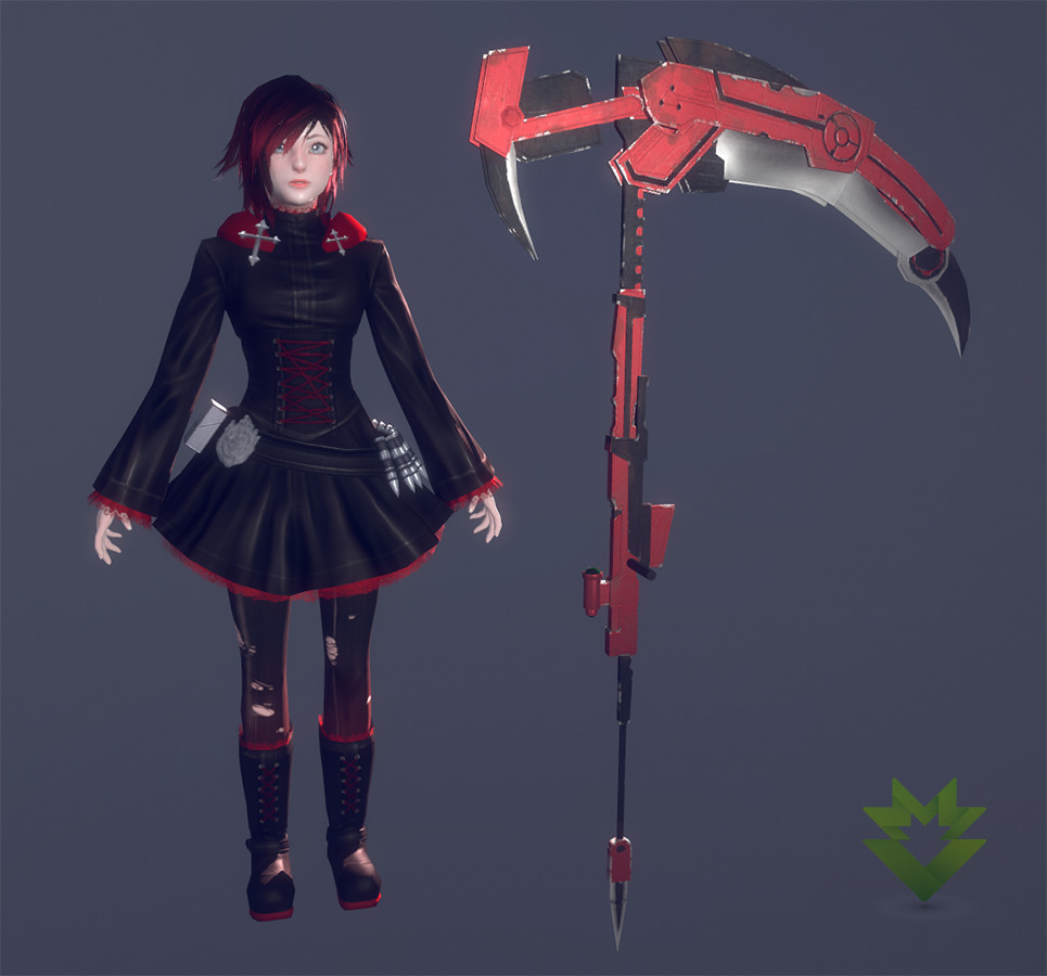 ArtStation - Ruby Rose Wip