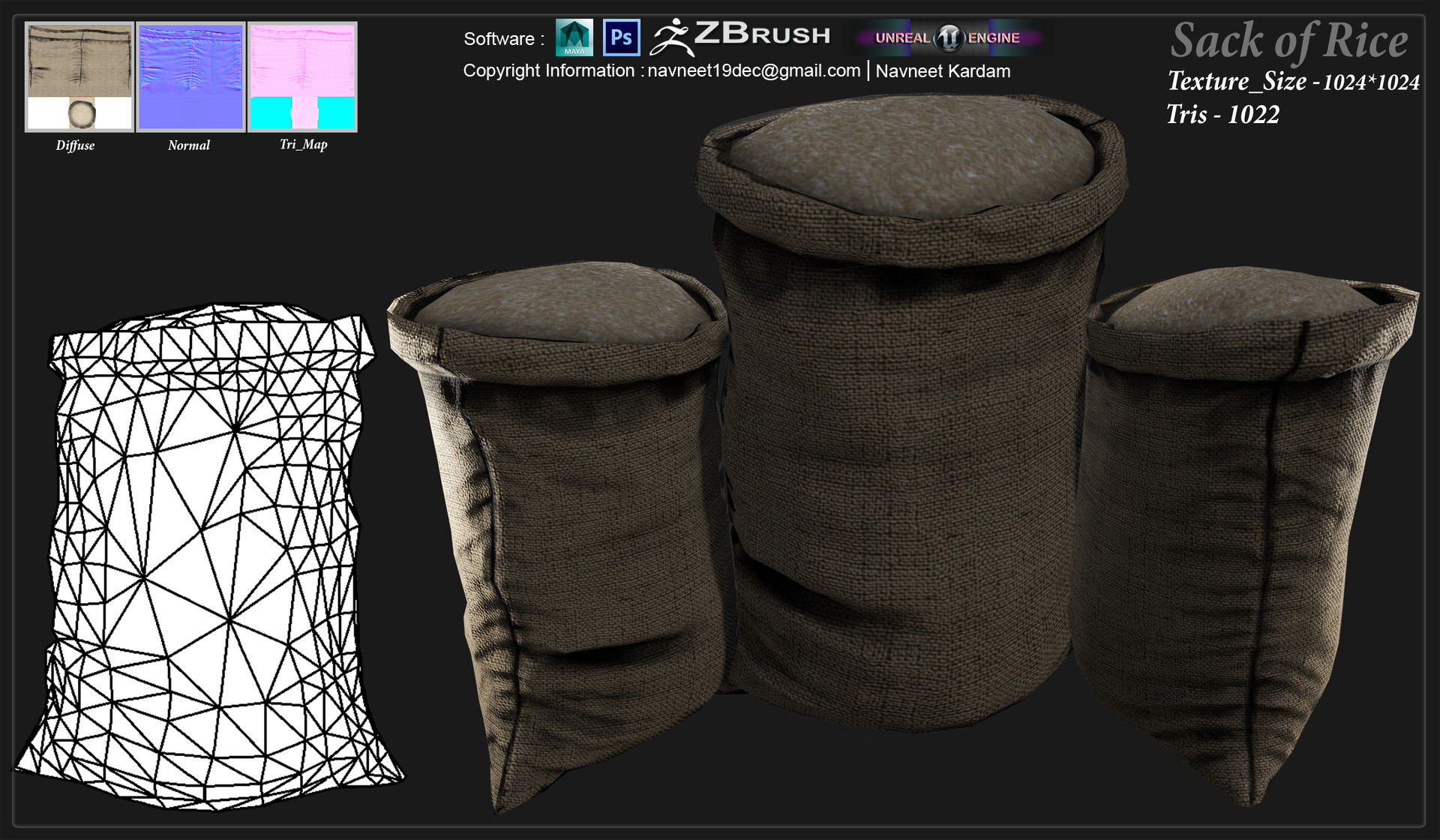 ArtStation - sack-of-rice