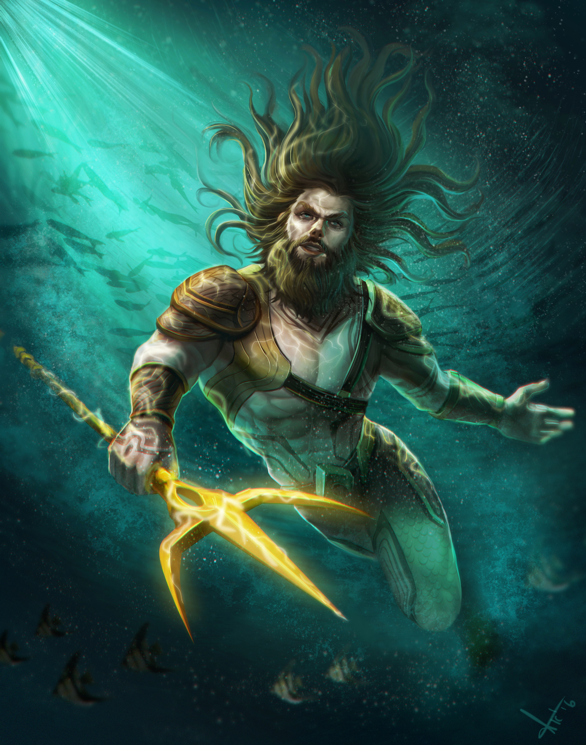 ArtStation - Aquaman re imagined