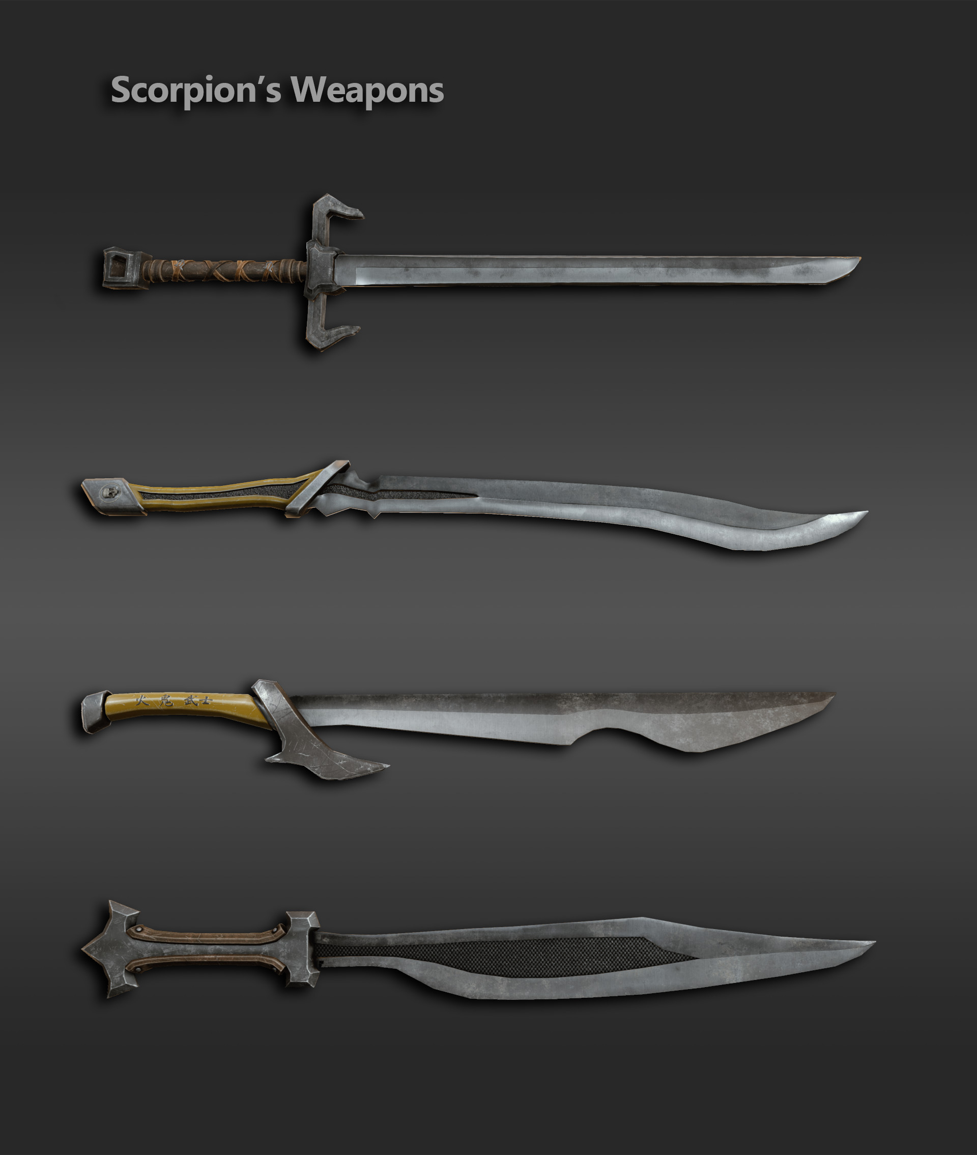 what weapons does scorpion use