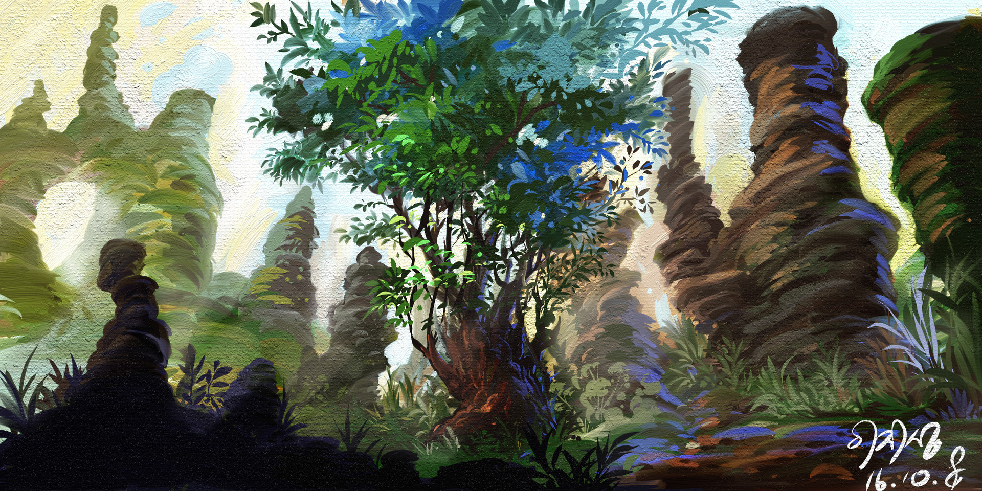 ArtStation - Gloomy Tree