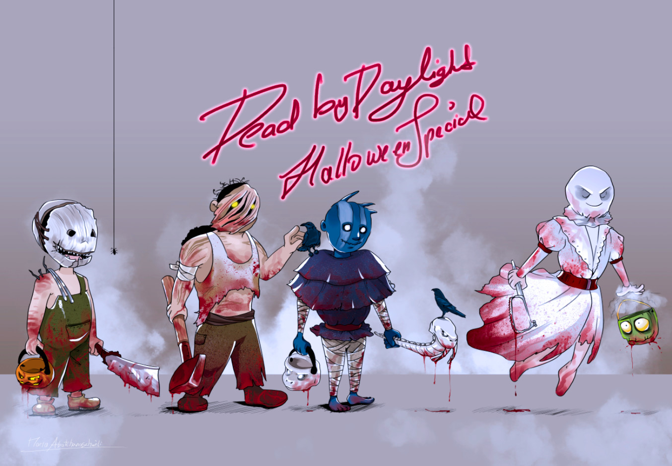 ArtStation - Little monsters - Dead by Daylight Killer