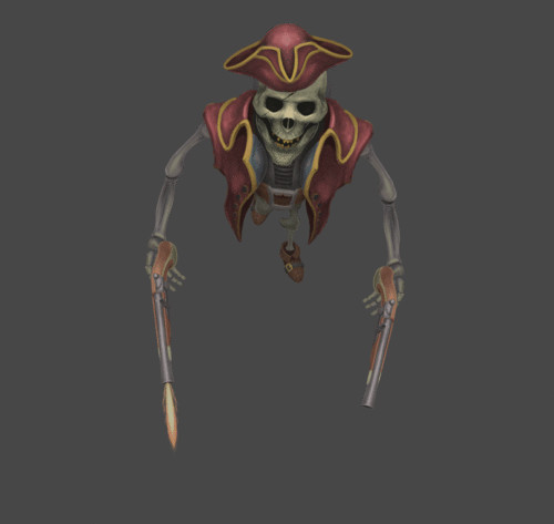 ArtStation - Animated Skeleton Pirate