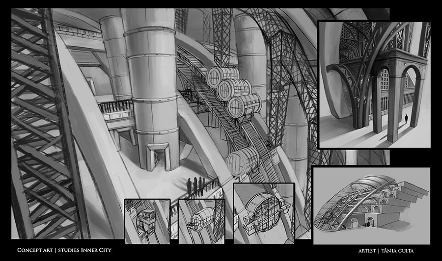 Underground City Drawing