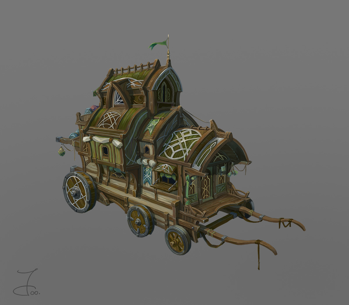 ArtStation - Elf Wagon