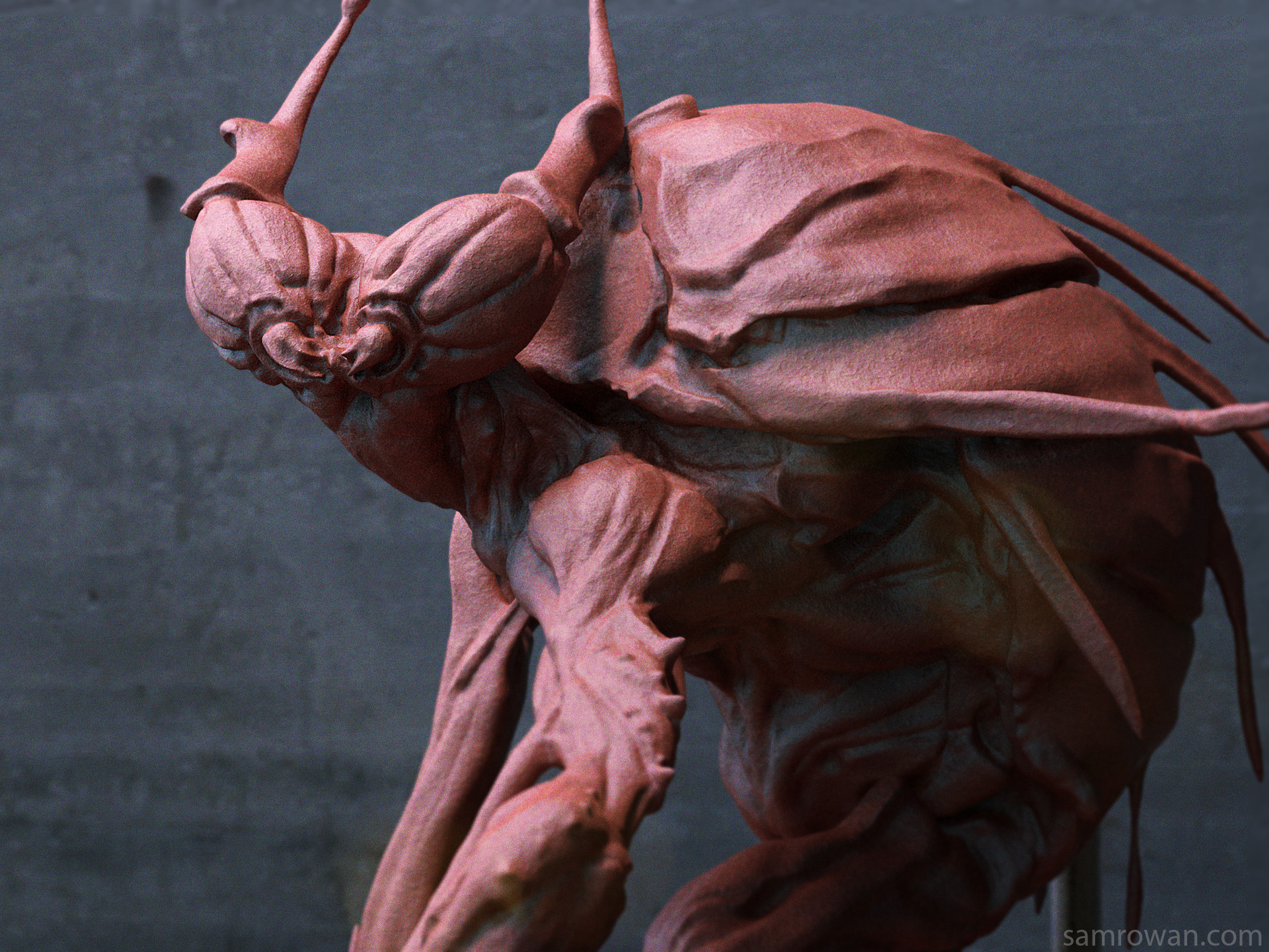 Sam Rowan - Mars bug man Maquette