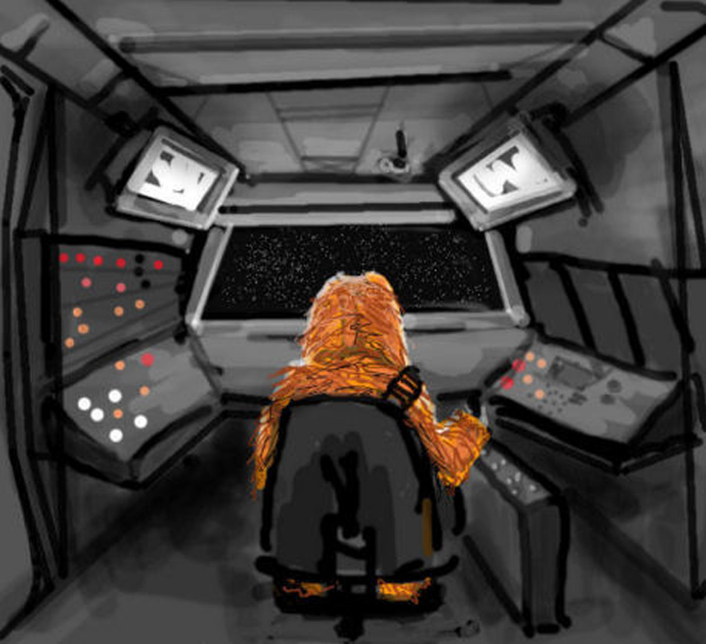 ArtStation - Wookie Pilot