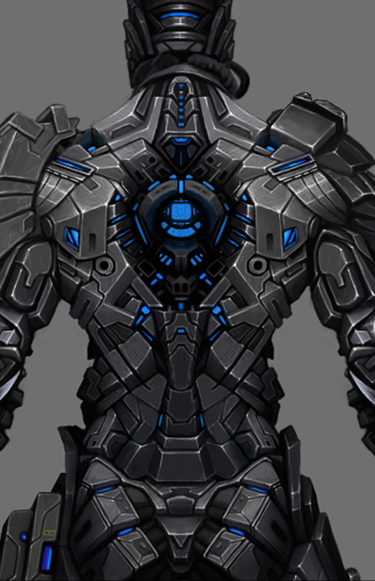 futuristic ninja armor