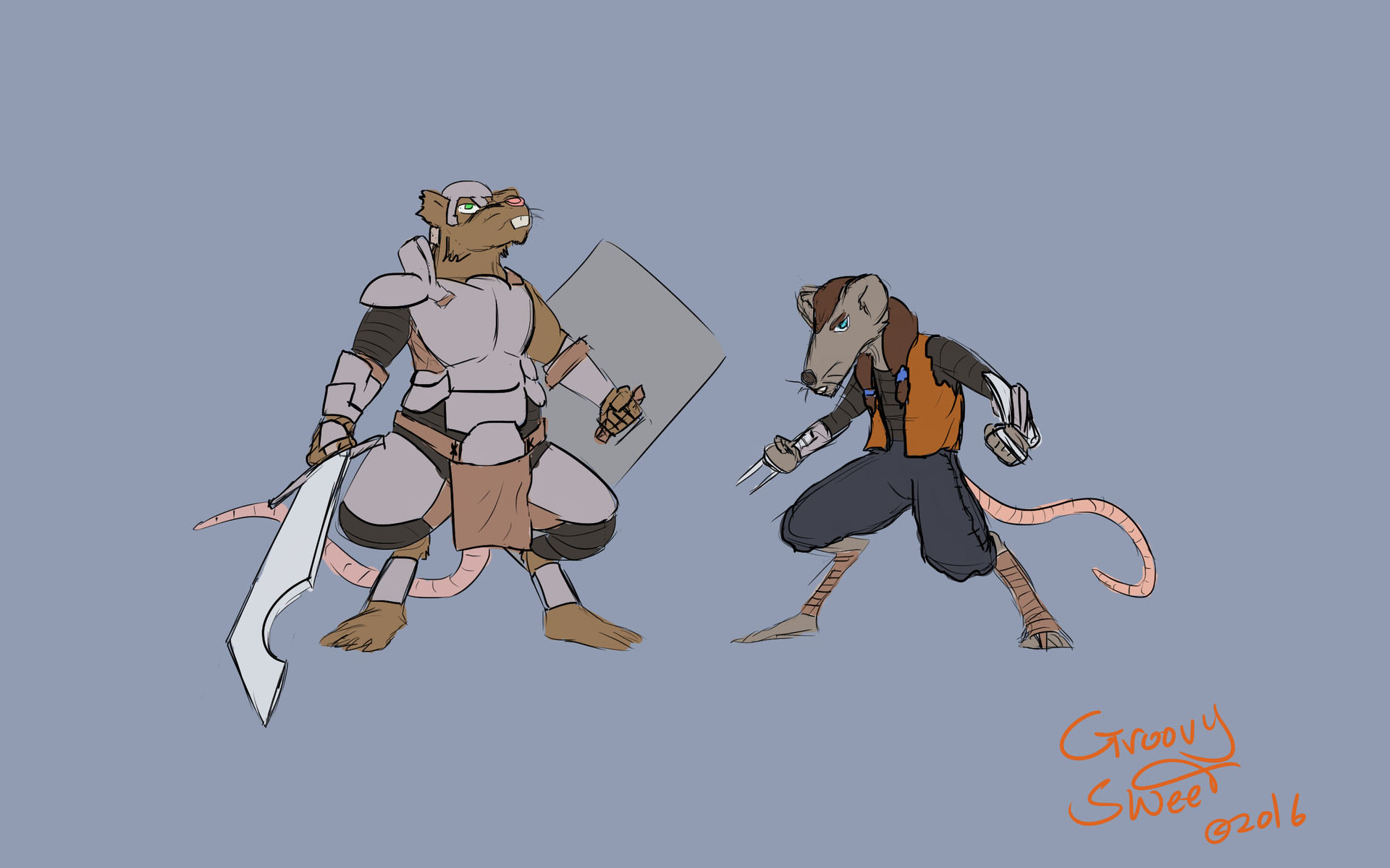 ArtStation - Ratkin sketches