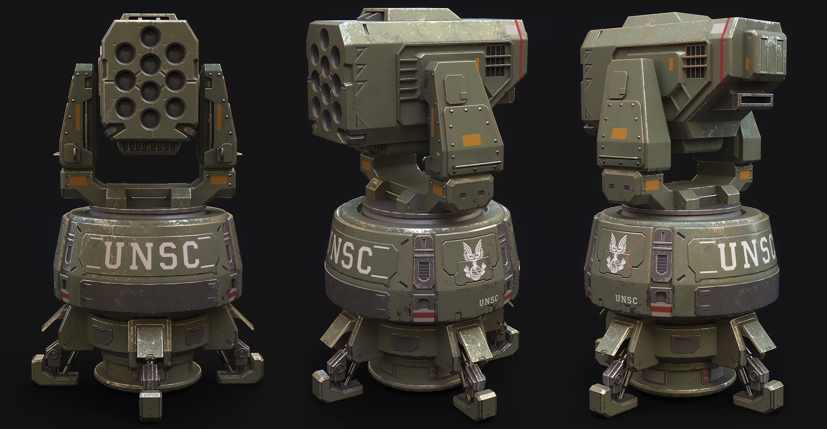 Unsc Turret Logo UNSC Foundries Reload Rework Skymods