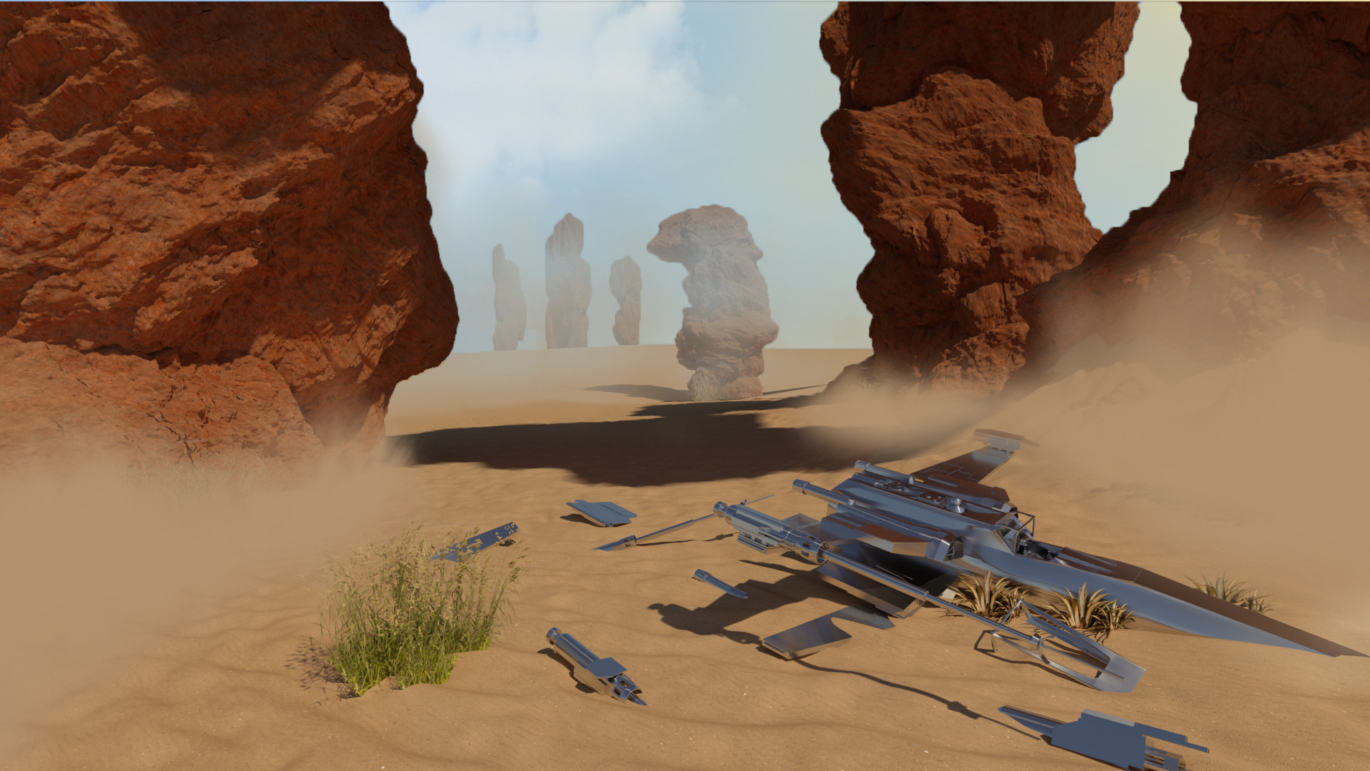 ArtStation - X-Wing Crash