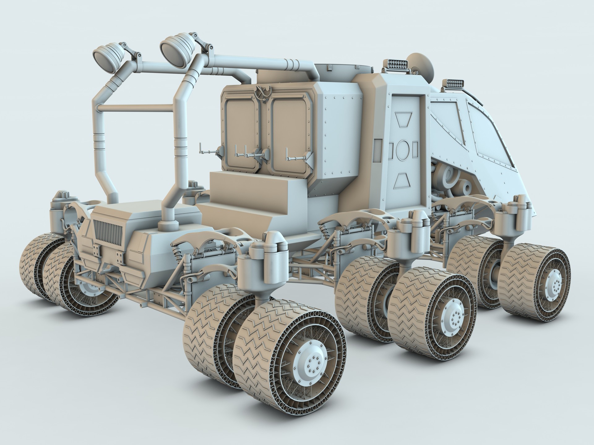 Sickhead Games - Rover Sci-Fi Vehicle