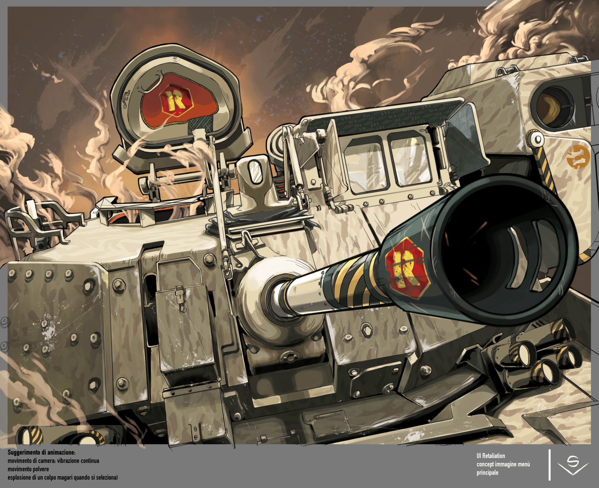 ArtStation - Menu image for Retaliation EM2