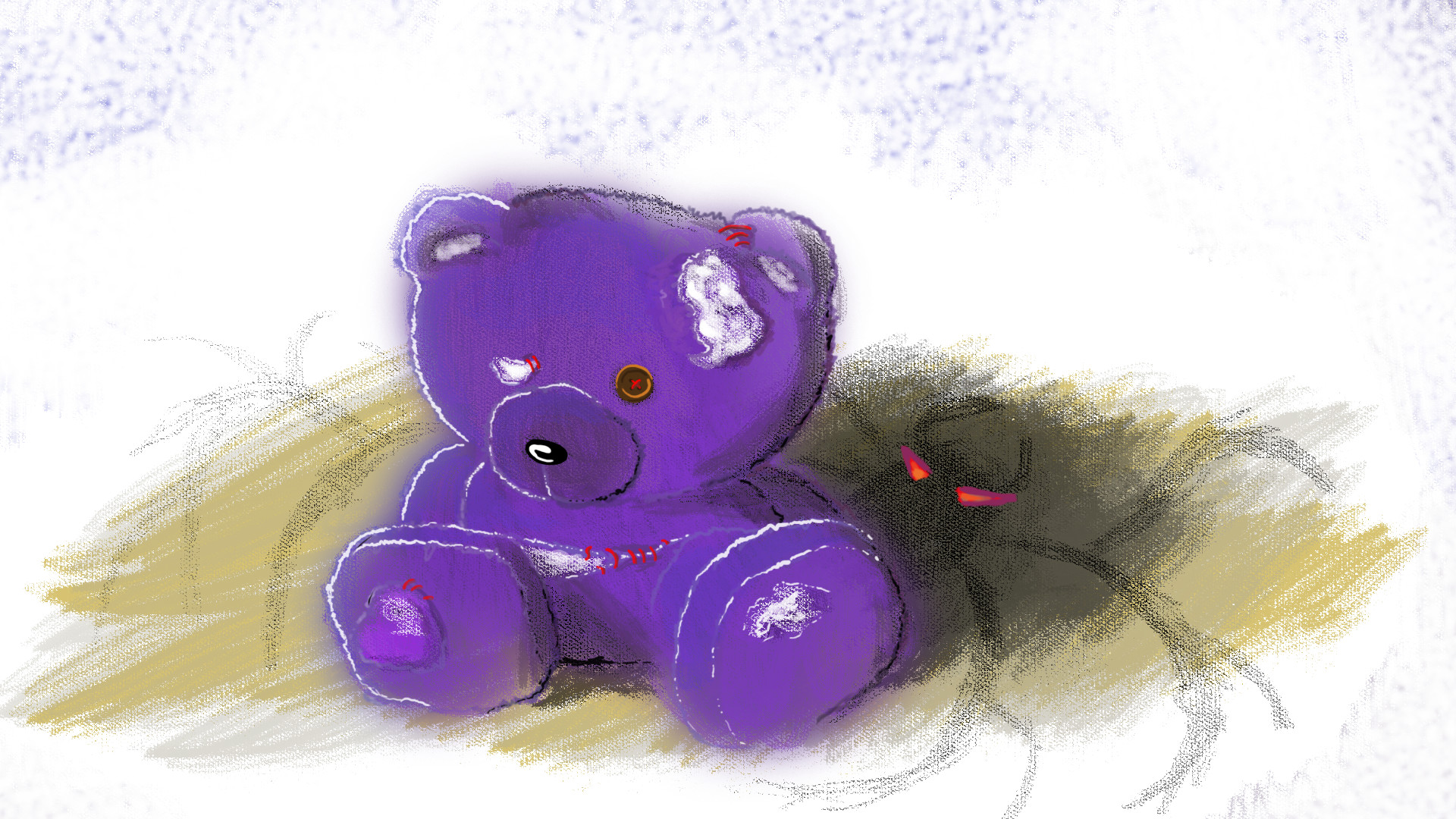 ArtStation - Ragged Teddy Bear