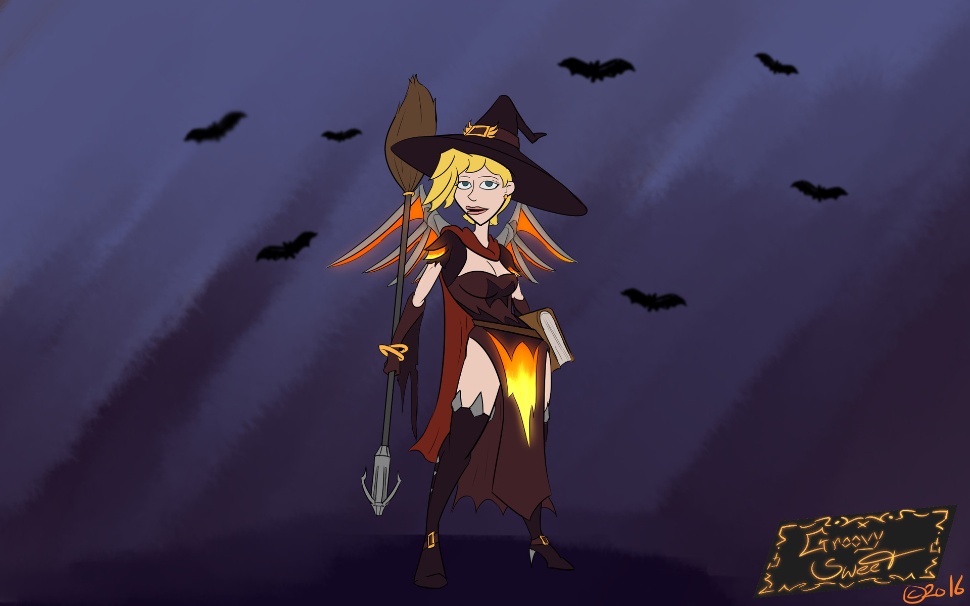 ArtStation - Mercy's Witch Skin
