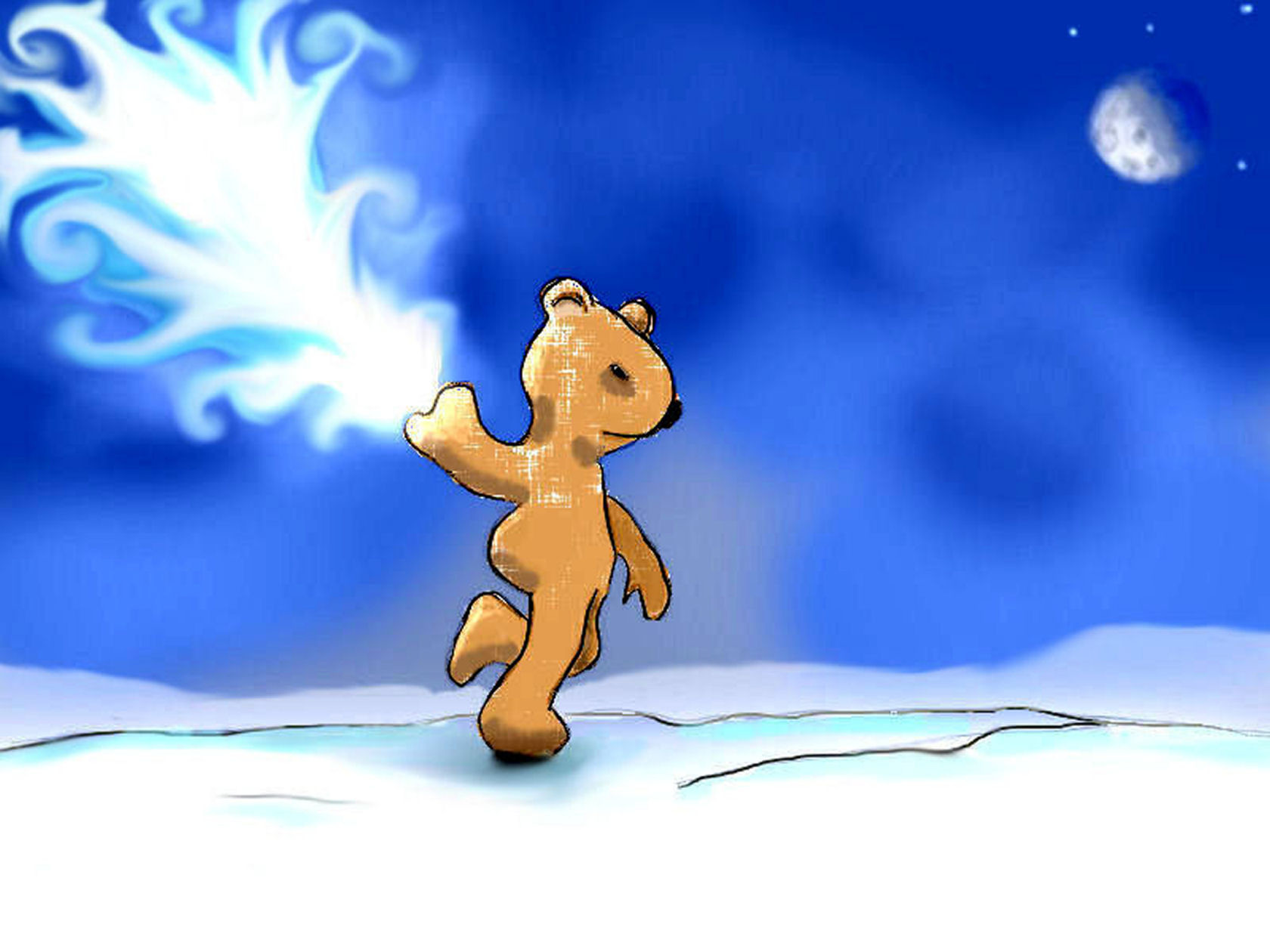 ArtStation - Ice Magic Teddy