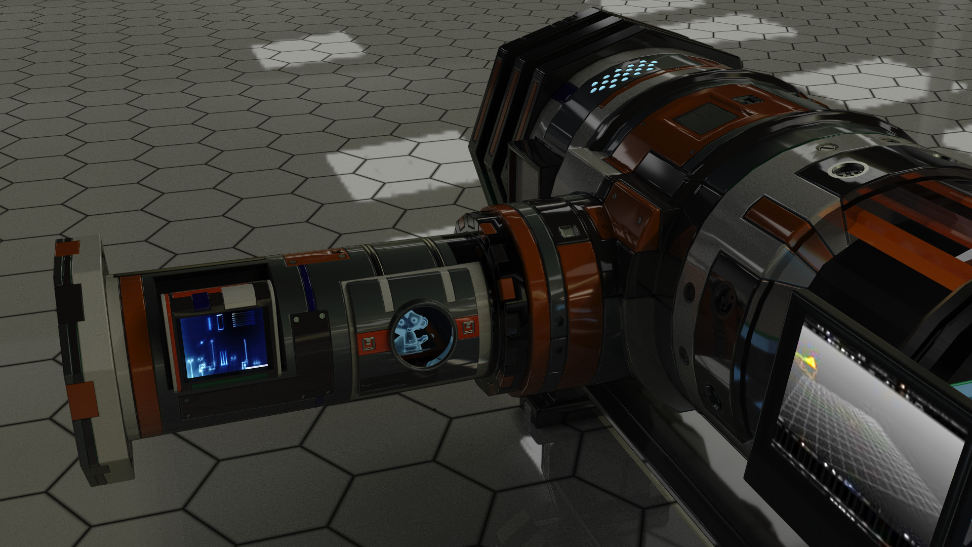 ArtStation - Sci Fi Machine I made just for fun