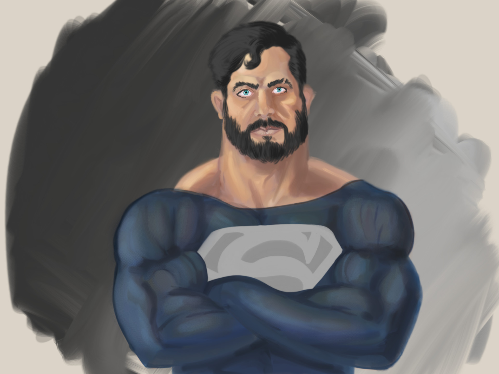 beard superman