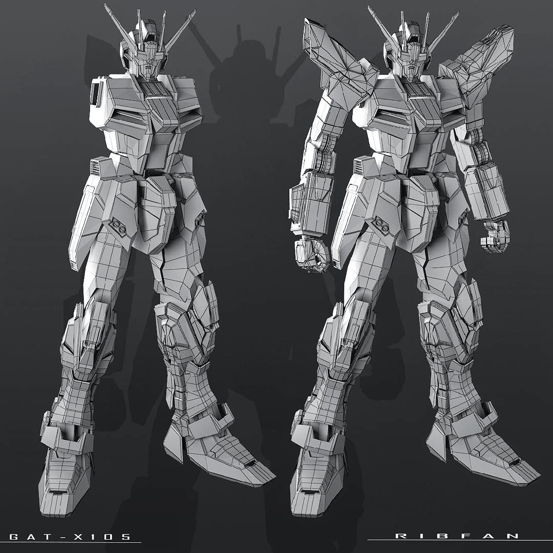 Ribfan Hariyanto - [WIP] GAT-X105 Custom Strike Gundam