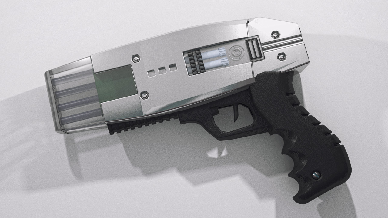 ArtStation - The cure pistol